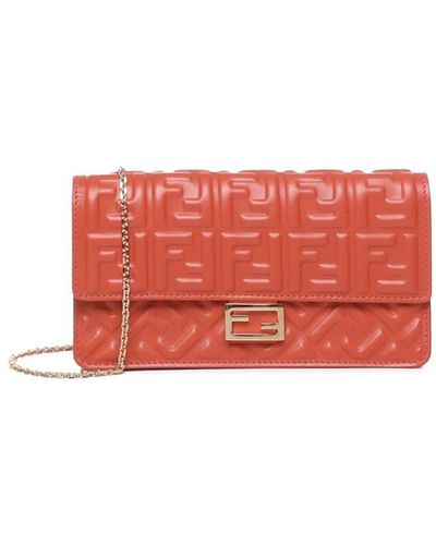 Red Fendi Wallets and cardholders for Women | Lyst