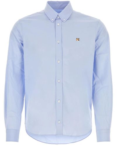 Powder Blue Shirts for Men | Lyst