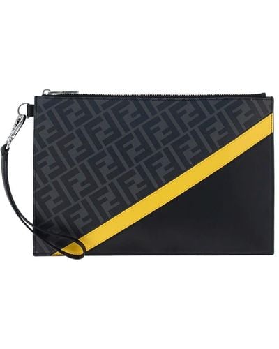 Blue Fendi Pouches and wristlets for Men | Lyst
