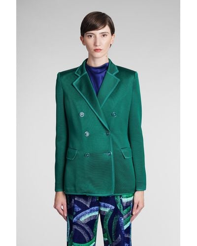 Green Giorgio Armani Jackets for Women | Lyst