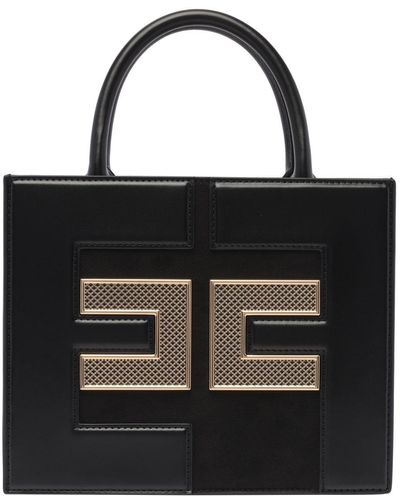 Black Elisabetta Franchi Tote bags for Women | Lyst