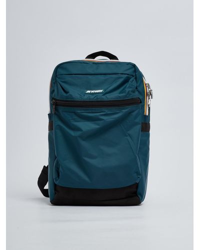 Blue K-Way Backpacks for Men | Lyst