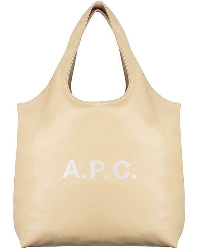 Natural A.P.C. Tote bags for Women | Lyst