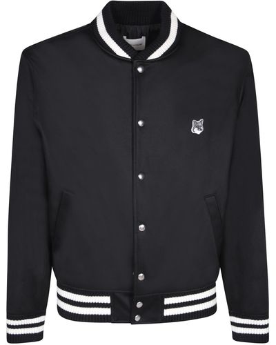 Black Maison Kitsuné Jackets for Men | Lyst