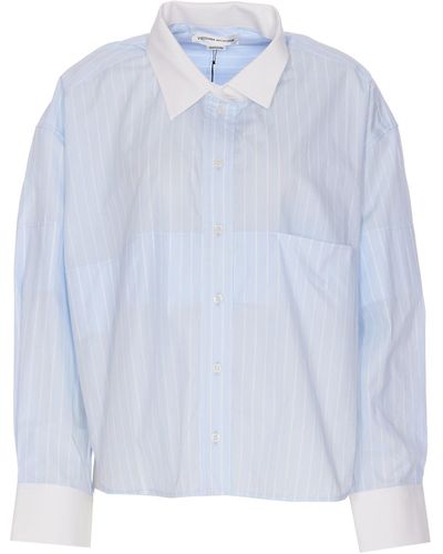 Blue Victoria Beckham Tops for Women | Lyst