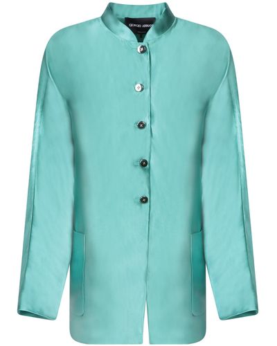 Green Giorgio Armani Jackets for Women | Lyst