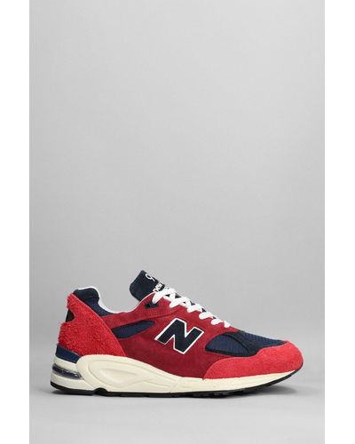 Red New Balance Sneakers for Men | Lyst