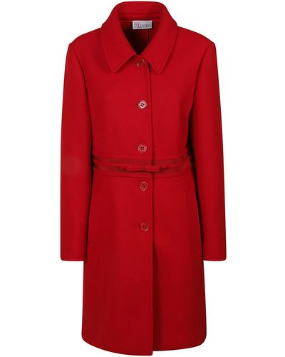 Red RED Valentino Coats for Women | Lyst