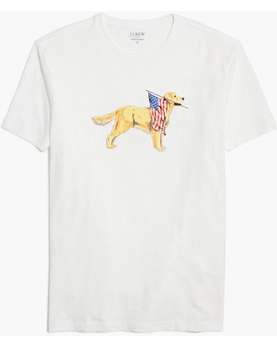 White J.Crew T-shirts for Men | Lyst