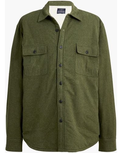 Green J.Crew Jackets for Men | Lyst