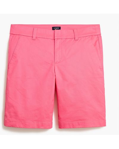 Pink J Crew Shorts For Women Lyst