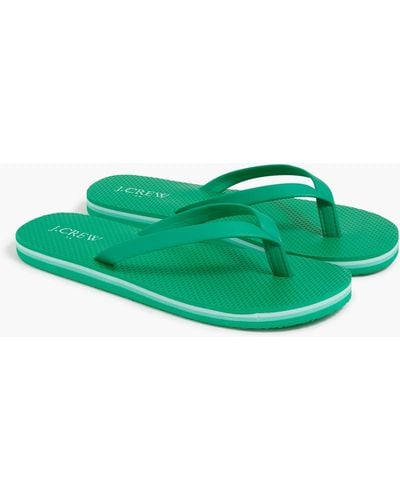 Teal Green Sandals and flip-flops for Women | Lyst