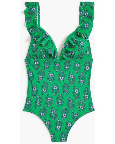 Floral One Piece Swimsuits For Women Up To 80 Off Lyst