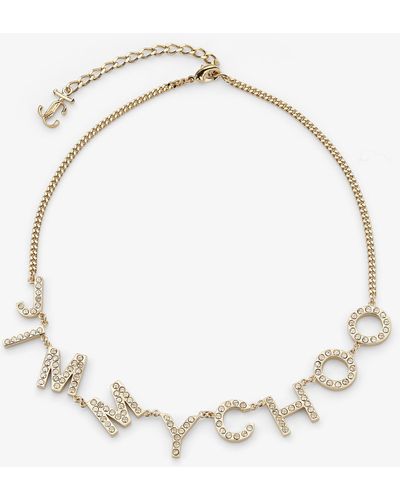 Metallic Jimmy Choo Necklaces for Women | Lyst