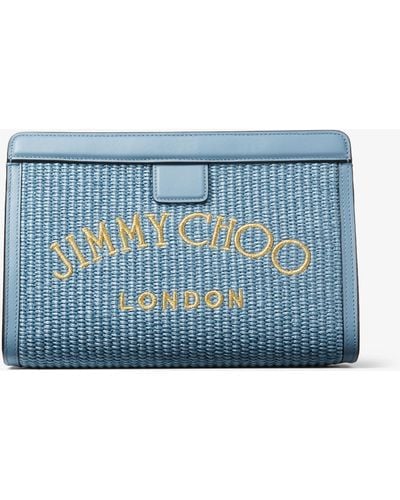Blue Jimmy Choo Clutches and evening bags for Women | Lyst