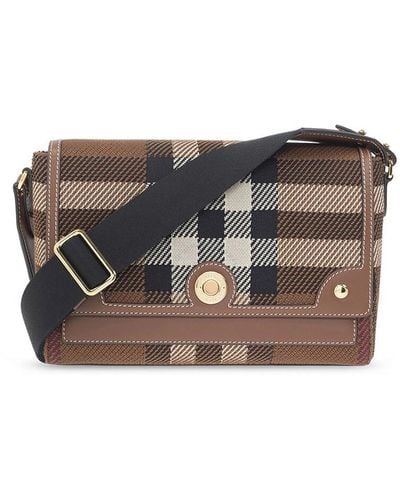 Brown Burberry Shoulder bags for Women | Lyst