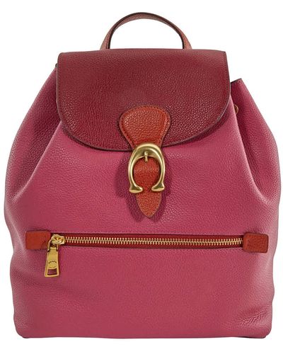 Red COACH Backpacks for Women | Lyst