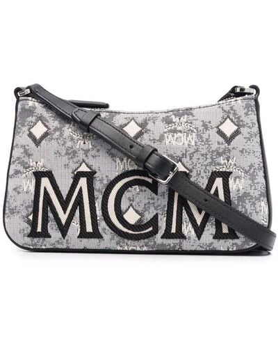 Gray MCM Shoulder bags for Women | Lyst