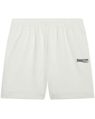 White Balenciaga Shorts for Men | Lyst