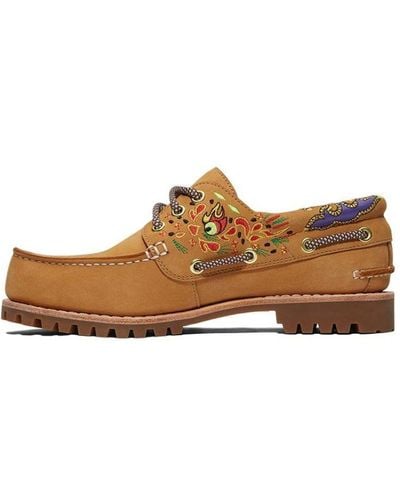 Brown Timberland Flats and flat shoes for Women | Lyst