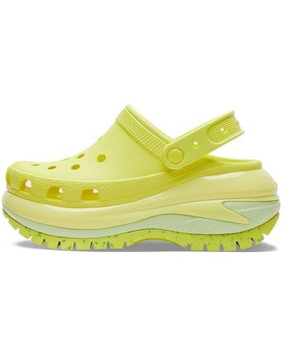 Yellow Crocs™ Heels for Women | Lyst