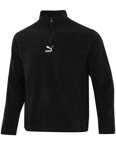 Black PUMA Sweaters and knitwear for Men | Lyst