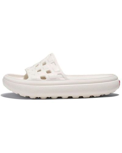 White Vans Flats for Women | Lyst