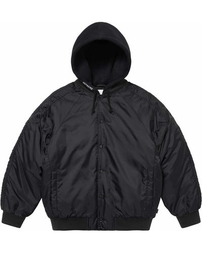 Black Supreme Jackets for Men | Lyst