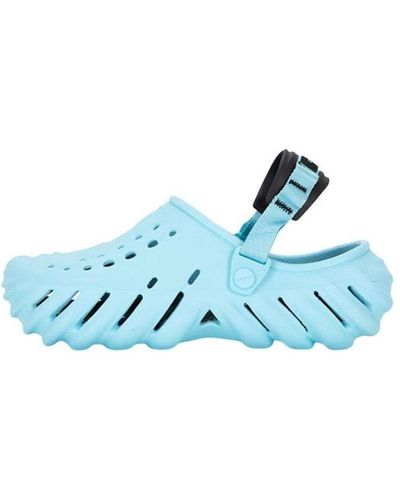 Blue Crocs™ Heels for Women | Lyst