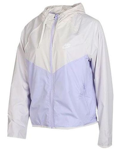 Purple Nike Jackets for Women | Lyst