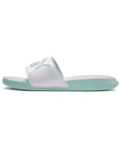 Blue PUMA Sandals and Slides for Men | Lyst