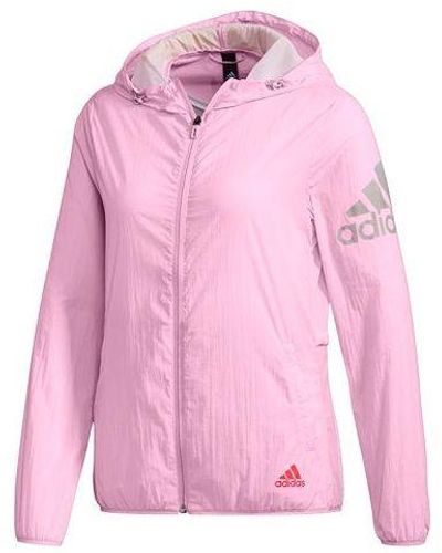 Pink adidas Jackets for Women | Lyst