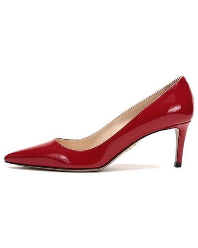 Red Prada Heels for Women | Lyst