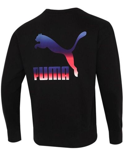 Black PUMA Sweaters and knitwear for Men | Lyst