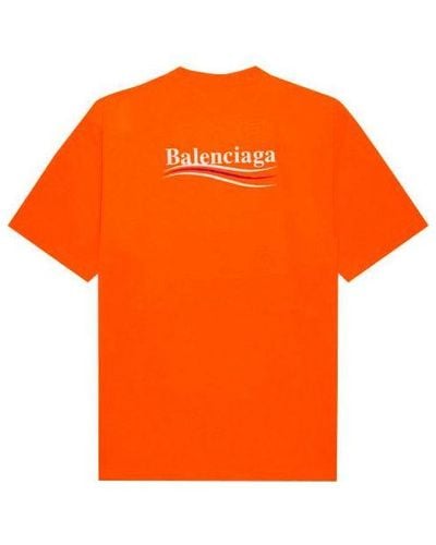 Orange Balenciaga T-shirts for Men | Lyst