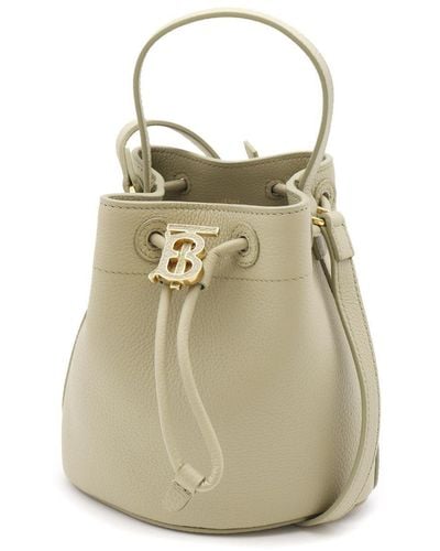 Burberry Leather Bucket Bags for Women - Up to 53% off | Lyst