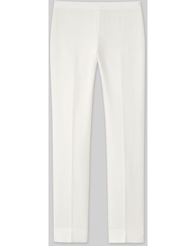 White Lafayette 148 New York Pants, Slacks and Chinos for Women | Lyst