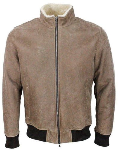 Gray Barba Napoli Jackets for Men | Lyst