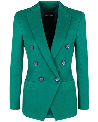 Green Giorgio Armani Jackets for Women | Lyst