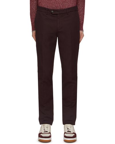 Dark Red Pants for Men | Lyst