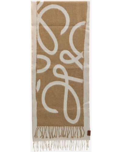 Natural Loewe Scarves and mufflers for Women | Lyst