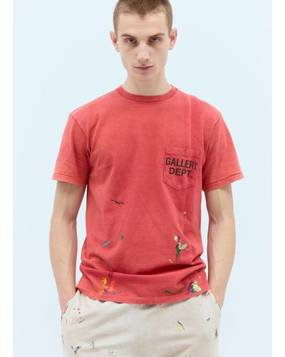 Red GALLERY DEPT. T-shirts for Men | Lyst