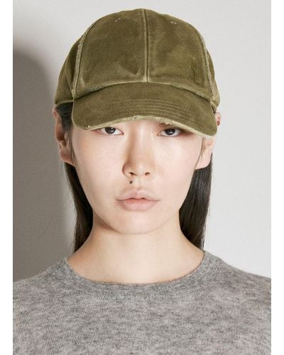 Green Saint Laurent Hats for Women | Lyst