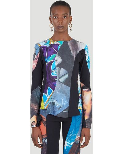 Blue Rave Review Tops for Women | Lyst