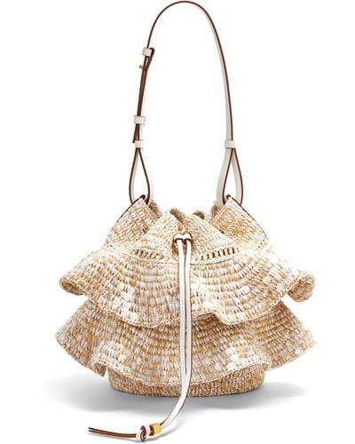 White Loewe Beach bag tote and straw bags for Women | Lyst