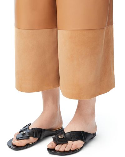 White Loewe Flats for Women | Lyst