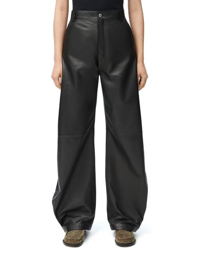 Black Loewe Pants for Women | Lyst