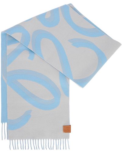 Blue Loewe Scarves and mufflers for Women | Lyst