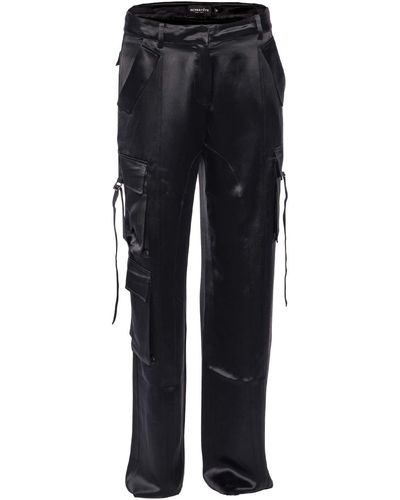 Black retroféte Pants, Slacks and Chinos for Women | Lyst