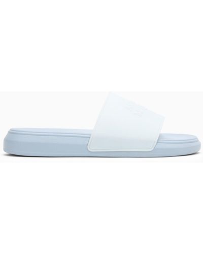 White Alexander McQueen Sandals and Slides for Men | Lyst